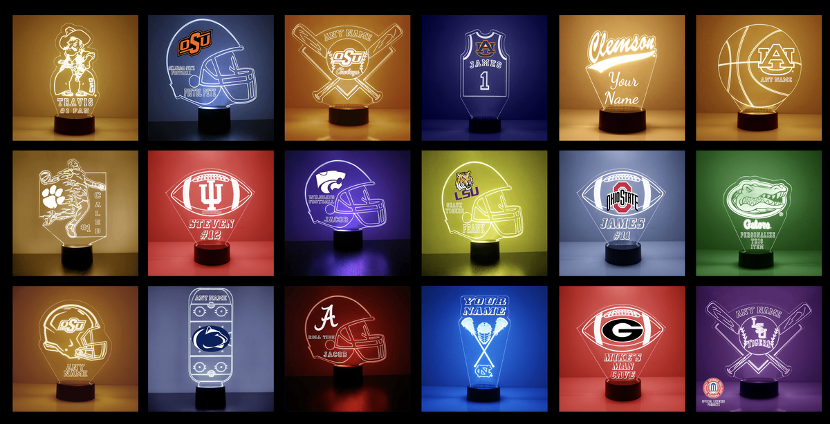 Holiday Gift Guide 2025 | Best College Team LED Wall Art – mirror magic ...