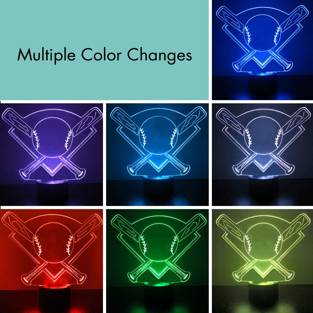 Los Angeles Dodgers Baseball LED Light Sports Fan Lamp – mirror magic store