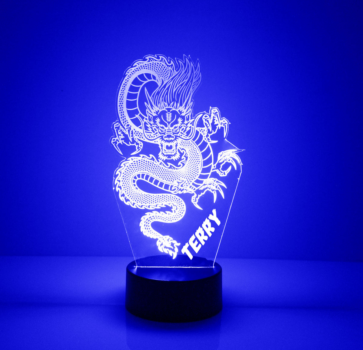 Dragon Night Light, Personalized Free, LED Night Lamp, With Remote Con ...