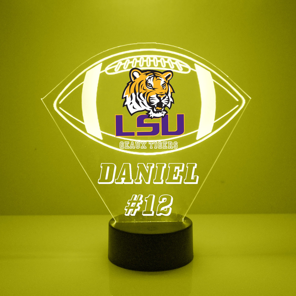 Louisiana State University, LSU Football LED Light Up Sports Fan Lamp ...