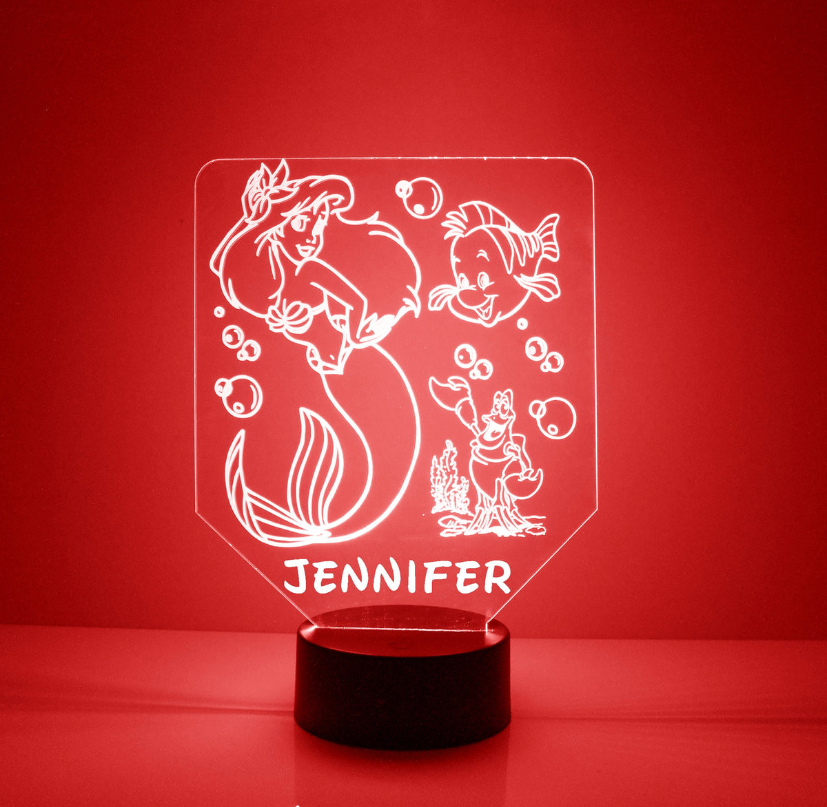 Cartoon Character LED Night Light, Custom Made Princess Light Up Sign ...